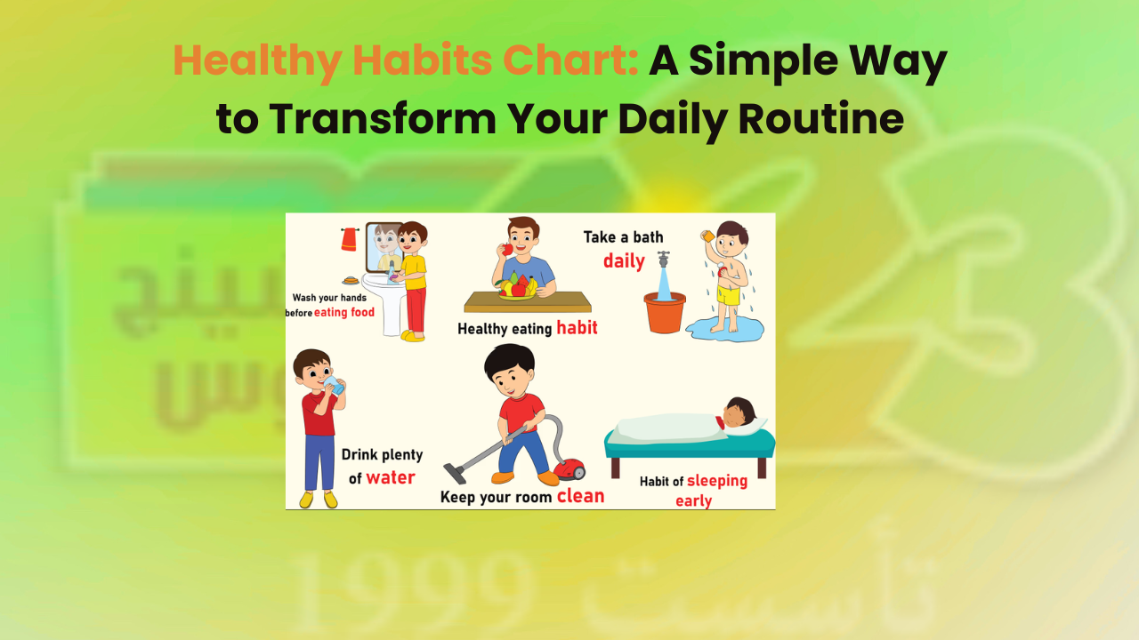 Healthy Habits Chart | Simple Steps to Build a Better Life