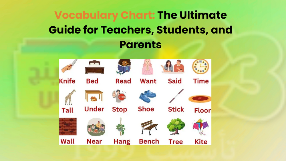 Vocabulary Chart Guide for Students, Teachers & Parents